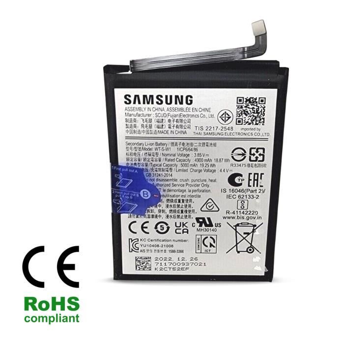 Batterie Interne pour Samsung Galaxy A14 5G et 4G 5000mAh Originale ...