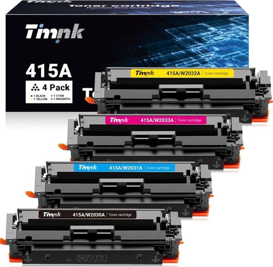 Cartouches de Toner compatibles Remplacement pour HP415A W2030A 2031A ...