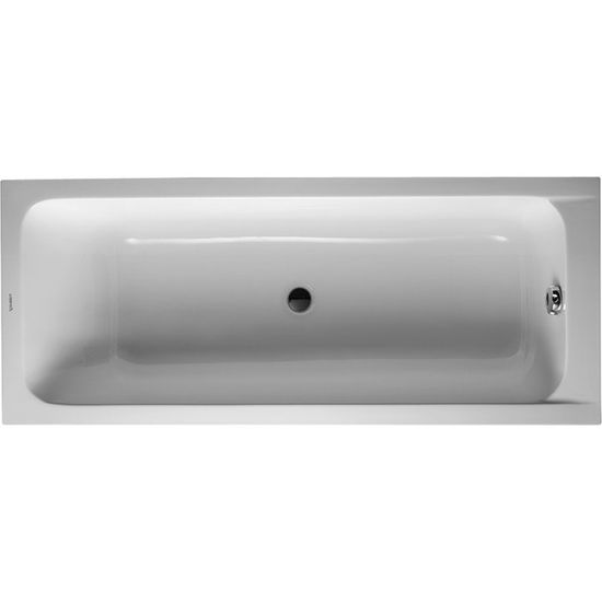 Baignoire droite 170x75 DURAVIT D-Code bonde au centre - Cdiscount ...