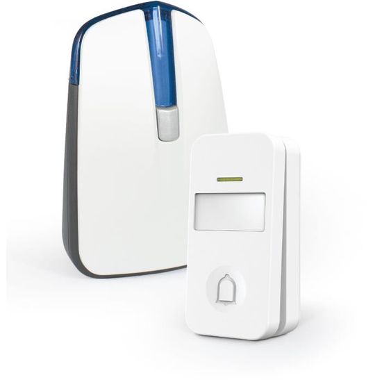 Sonnette sans fil sans pile Thomson - 32 mélodies - Bleu - Cdiscount ...