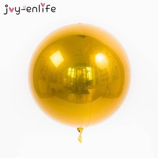 Ballon rond 4D en aluminium en forme de sphère, fournitures de ...