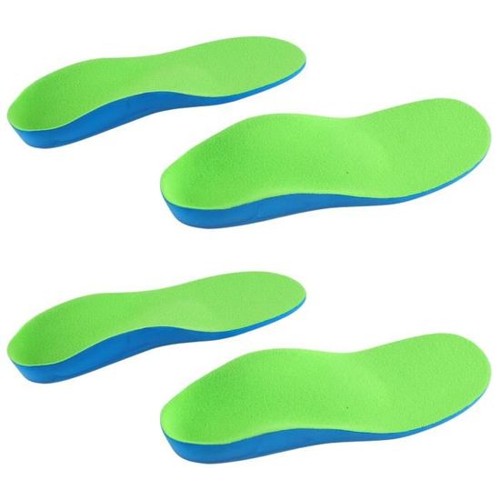 2 paires de semelles de sport orthopédiques semelles de soutien des ...