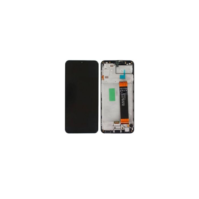 Original Ecran LCD et Vitre Tactile Noir Avec Chassis pour Samsung Galaxy A23 4G A235 GH82 ...