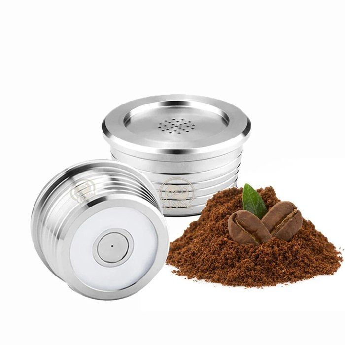 ICafilas-Capsules réutilisables en acier inoxydable pour machine à café ...