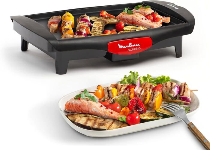 Moulinex Plancha Accessimo, Barbecue électrique d’intérieur, 1800 W ...