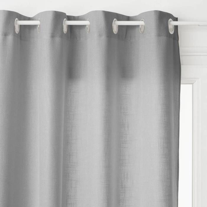 Rideau "Leon" gris 140x260cm - Atmosphera createur d'interieur ...