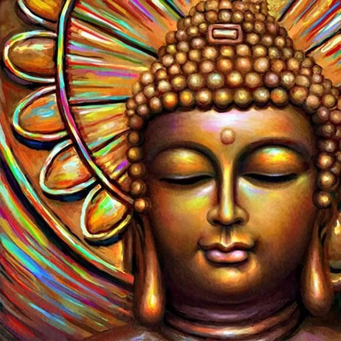 DIY Diamond Painting Complet Bouddha, 35x35cm[634] - Cdiscount Beaux ...