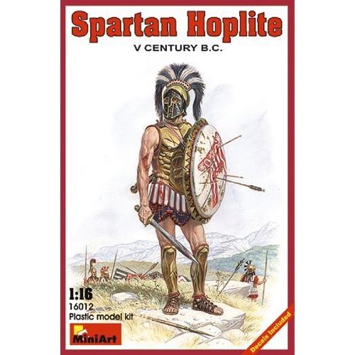 Figurine de guerrier spartiate Miniart 16012 en kit plastique 1:16 ...