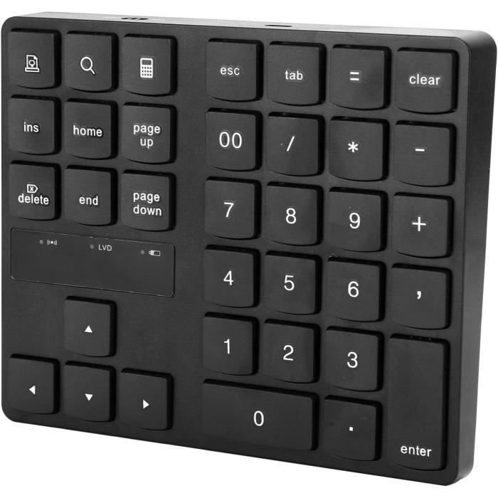 Mini Clavier Numérique Avec Voyant Lumineux Fournitures Informatiques ...