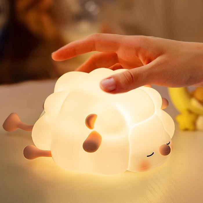 Veilleuse Led Pour Enfants - Veilleuse En Silicone - Animaux Mignons - Lampe De Chevet ...