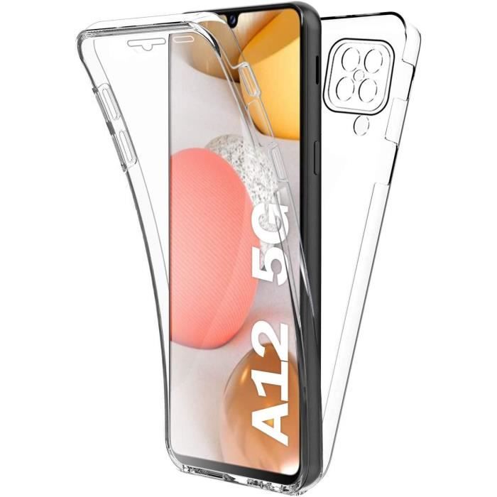 Coque Samsung Galaxy A12 5G 6 5 pouces Protection Intégrale Avant+Arrière Écran Tactile Dur ...