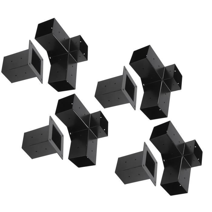 MOO Support D'Extension D'Angle Support De Pergola En Acier, Kit De ...
