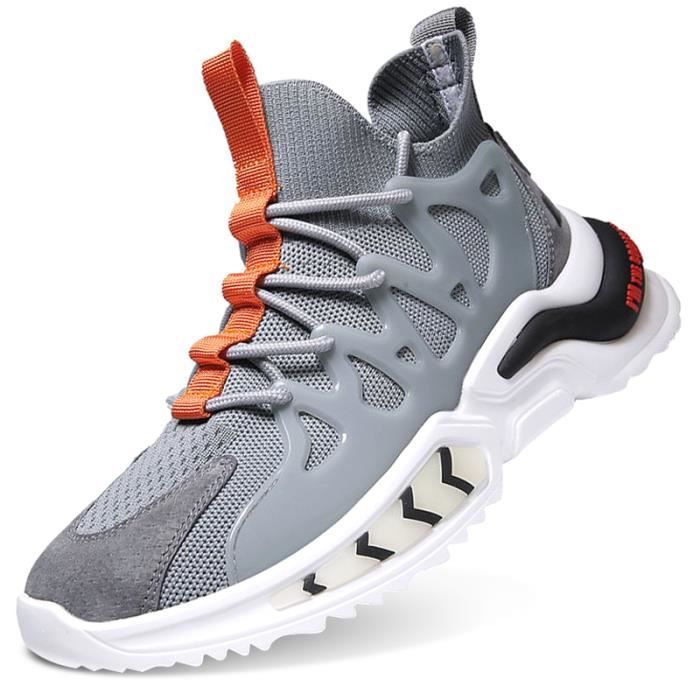 Basket Homme Confortable Respirant - Marque - Modèle - Tissage volant ...