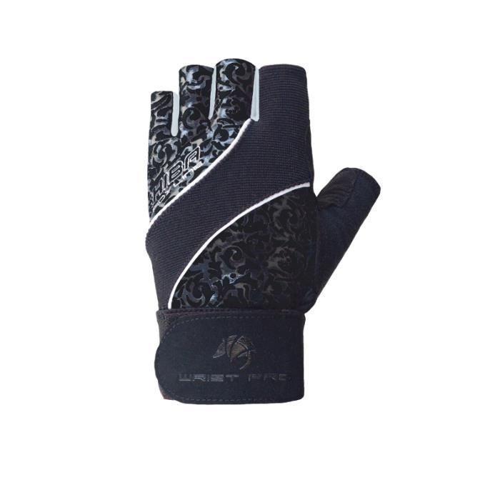 Mitaines de Musculation - Fitness - CHIBA - Adulte - Noir - Cdiscount Sport