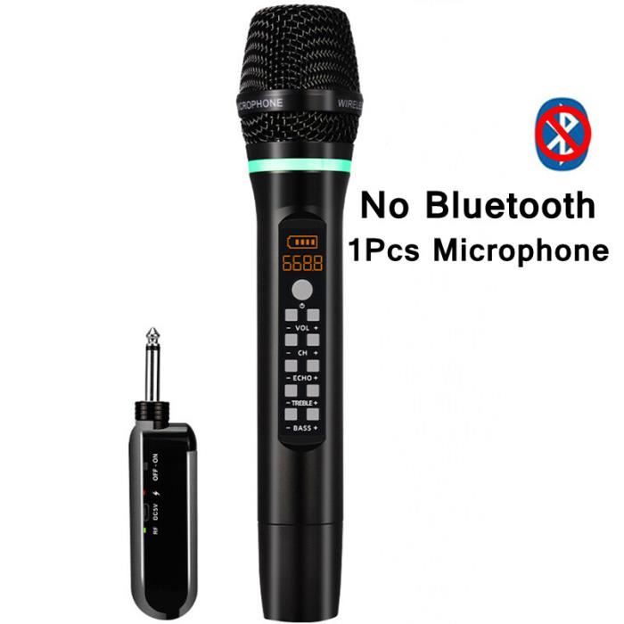 Microphone professionnel sans fil UHF,Bluetooth,karaoké,studio statique ...