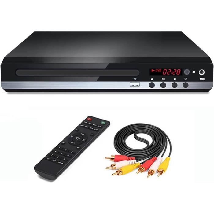 Ehskzjh Lecteur Dvd Portable Multi-Format For Tv, Prise En Charge De La ...