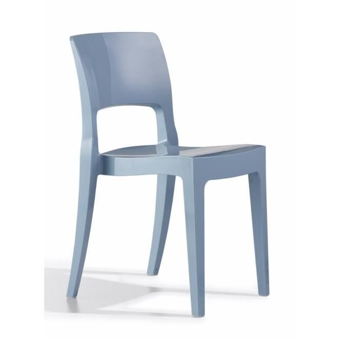 Chaise bleue clair design - ISY ANTISHOCK bleue… - Cdiscount Maison