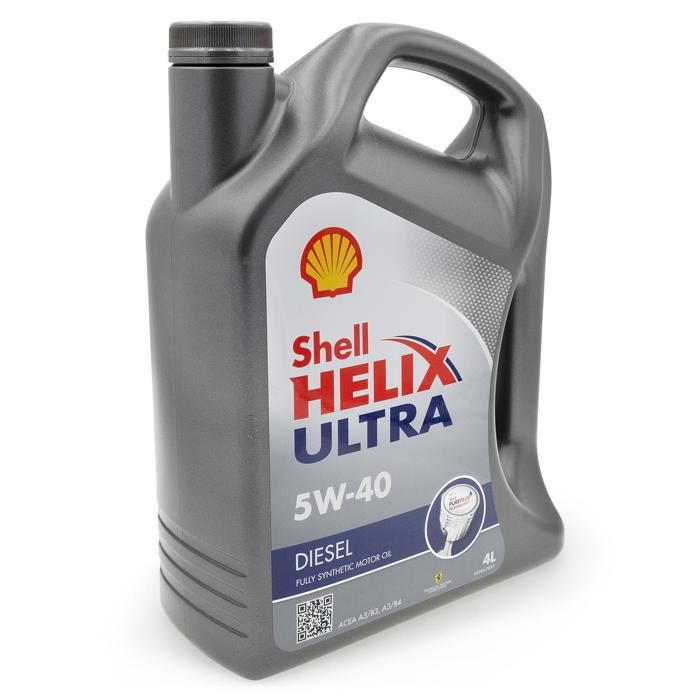 4 Litre Original Shell Helix Ultra Diesel 5W40 Huile 5011987031807 226. ...