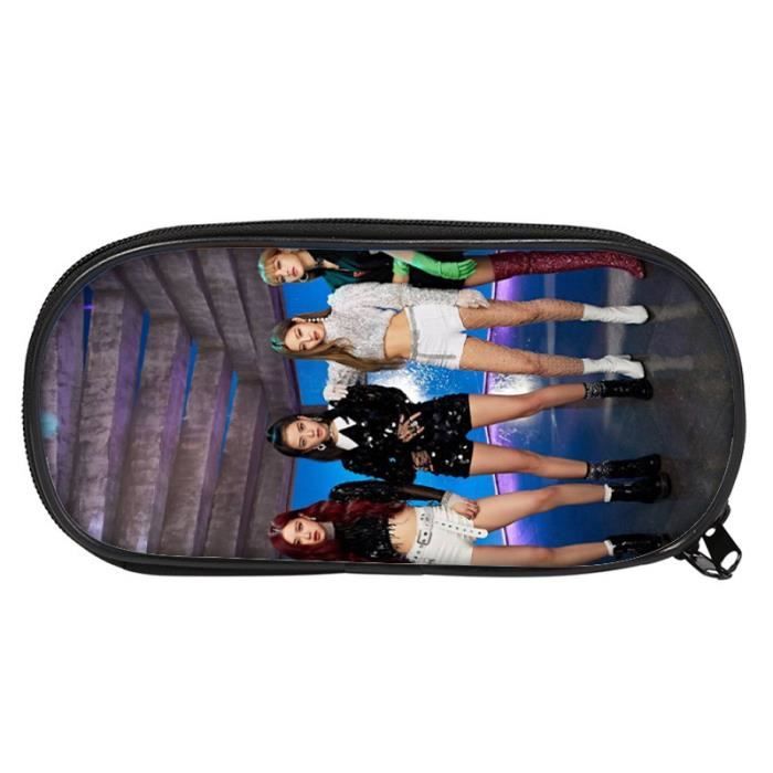 Trousse Scolaire - SHLK - Black Pink - Tissu Oxford - 21x10x5 cm ...