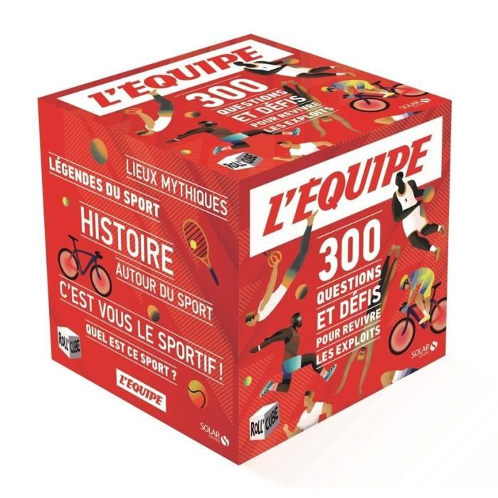 Jeu de société - SOLAR - Roll'Cube L'Equipe - 300 questions & défis ...