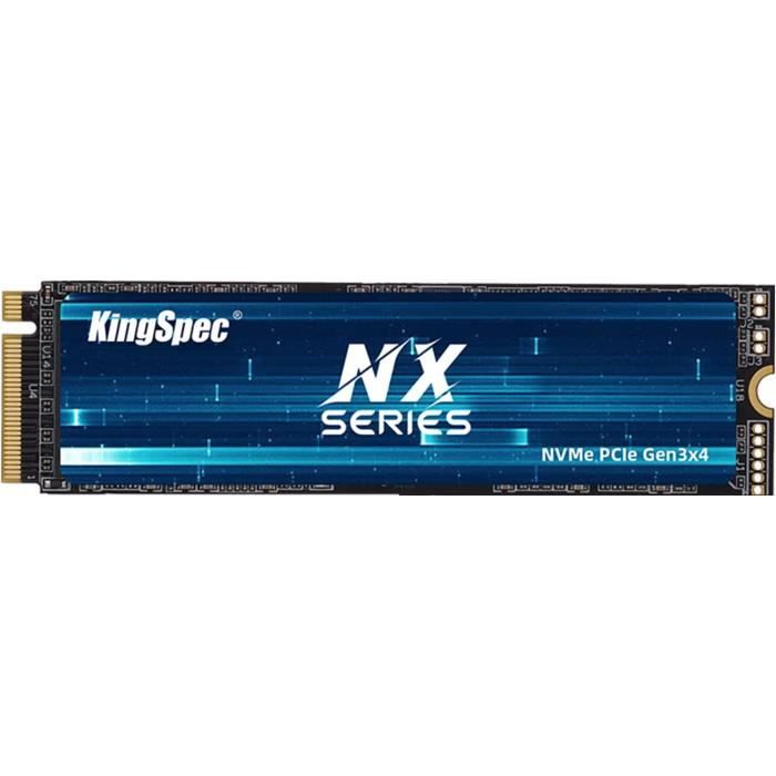 KingSpec Disque Dur Interne SSD M2 NVME 1 to SSD M.2 2280 PCIe Gen3x4 ...