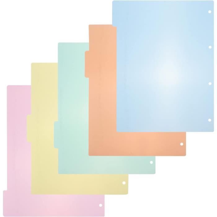 STOBOK 10 Pièces Séparateurs de Taille A4 Séparateur de Papier en ...