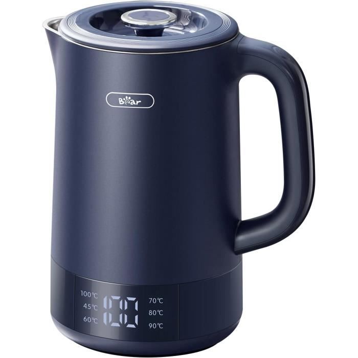 Bear 6 Températures Avec 1.7L Bouilloire En Acier Inoxydable 304,1800-2200W, Interrupteur ...