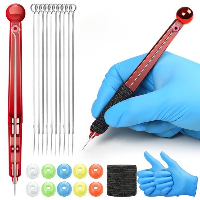 Hand Poke and Stick Kit Tatouage à la Main et au Bâton en Alliage d'Aluminium TATOOINE Poke Pen ...