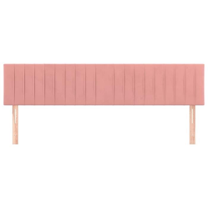 Têtes de lit en velours rose - VGEBY - Classique - Intemporel - 160 x 5 ...