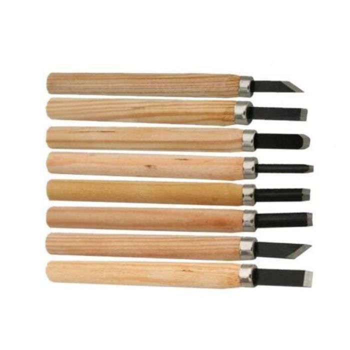 GTY01354-CALE A PONCER ,Couteau à découper le bois, ciseaux pour la coupe du bois de base et ...