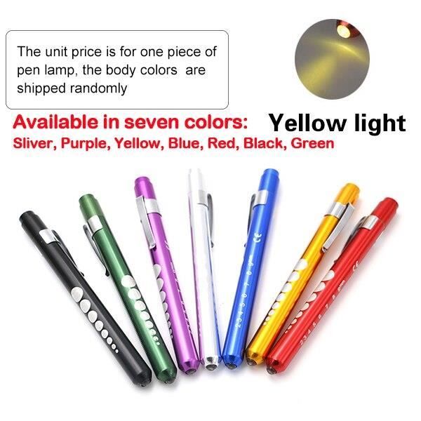 BALADEUSE,Yellow light--UV A MENÉ LA Mini Lumière de Stylo Infirmière D ...