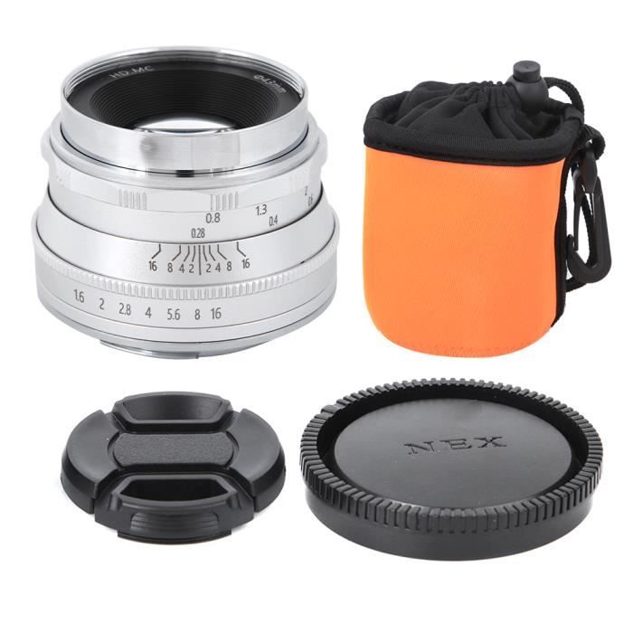Objectif 35 mm f1.6 Lentille de caméra sans miroir 35 mm F1.6 M4 / 3 ...