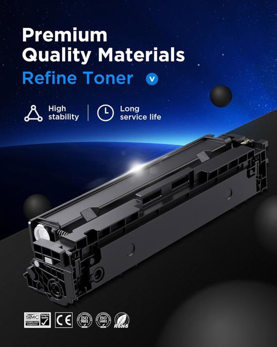 Cartouches de Toner compatibles Remplacement pour HP415A W2030A 2031A 2032A 2033A avec HP Color ...