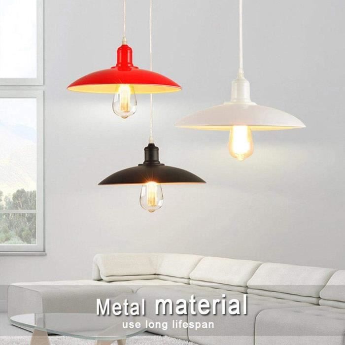 Moderne Industriel Lustre Métal E27 Rétro Vintage Créativité Fer ...