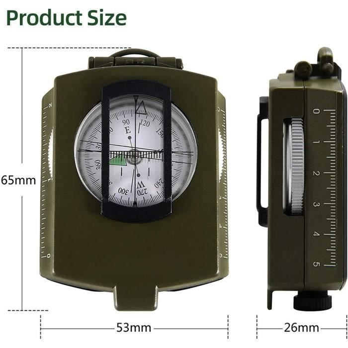 Boussole Verte, Boussole Visée Boussole Militaire Boussole Geologie ...