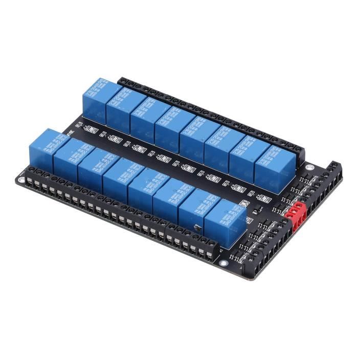 SAL module relais (DC12V)Carte Relais 16 Canaux Interface 19 Fils ...