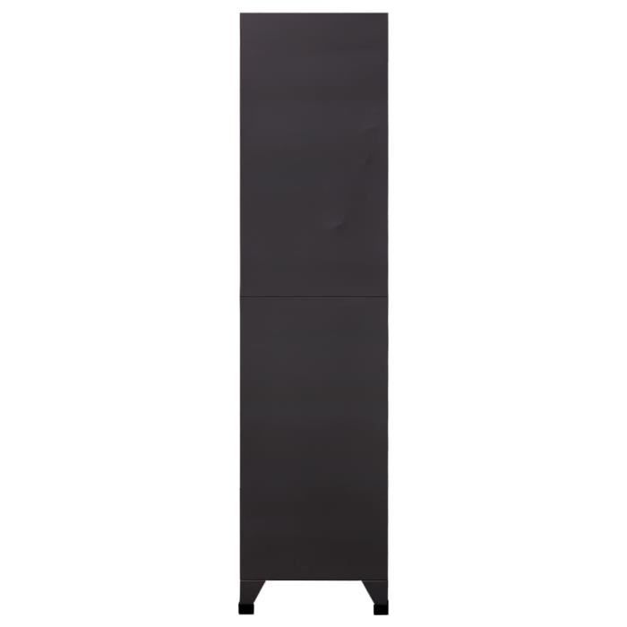 ABB Armoire à casiers Anthracite et blanc 90x45x180 cm Acier - Qqmora ...
