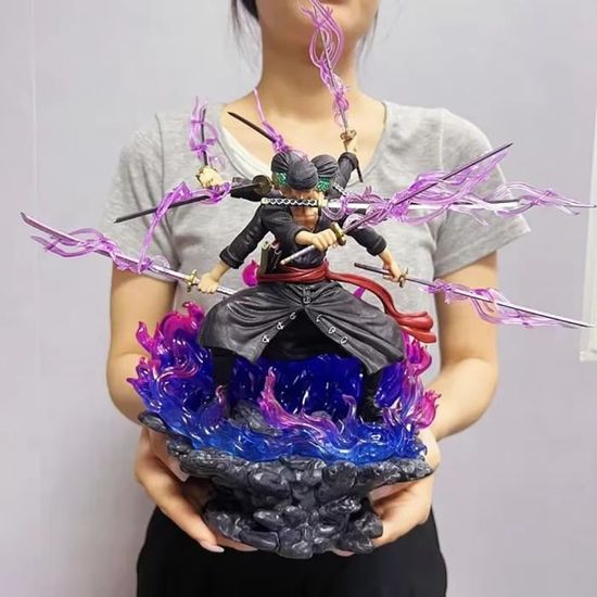 Figurine Roronoa Zoro One Piece wano onigashima 9 épées 9 sabres zoro ...