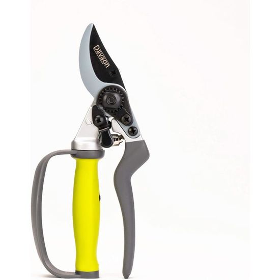 Davaon Pro Sécateur Bypass avec - Poignée Ergonomique, Autopivotante et ...