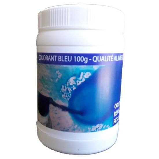 VISIO TECH Colorant de repérage BLEU 100g en pot, poudre soluble dans l ...