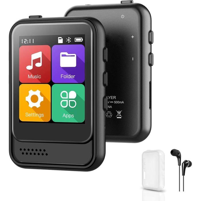Lecteur MP3 Bluetooth, lecteur de musique portable avec mémoire interne ...