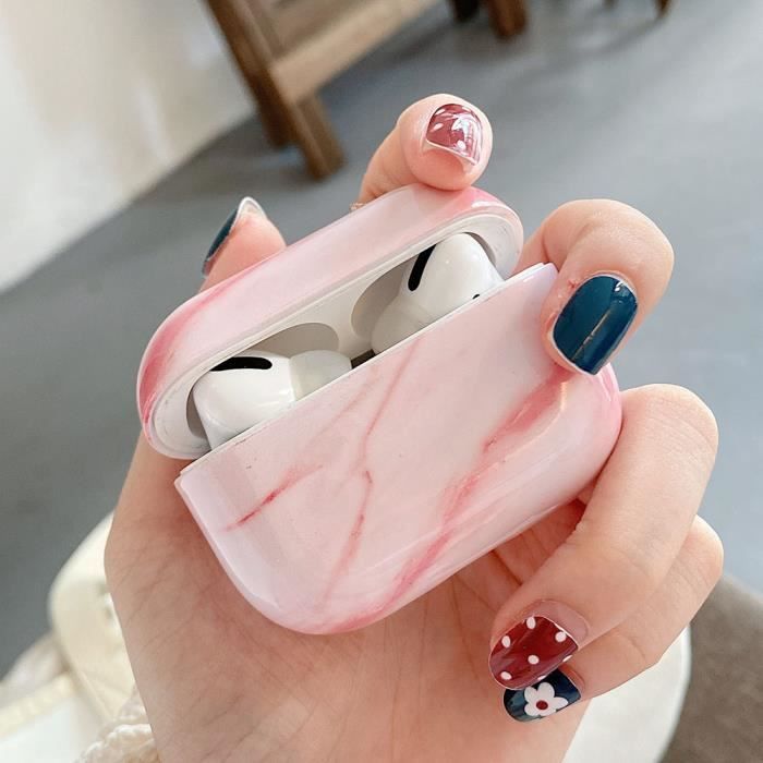 D pour AirPods Pro - Étui AirPods, boîtier de luxe rigide et brillant ...