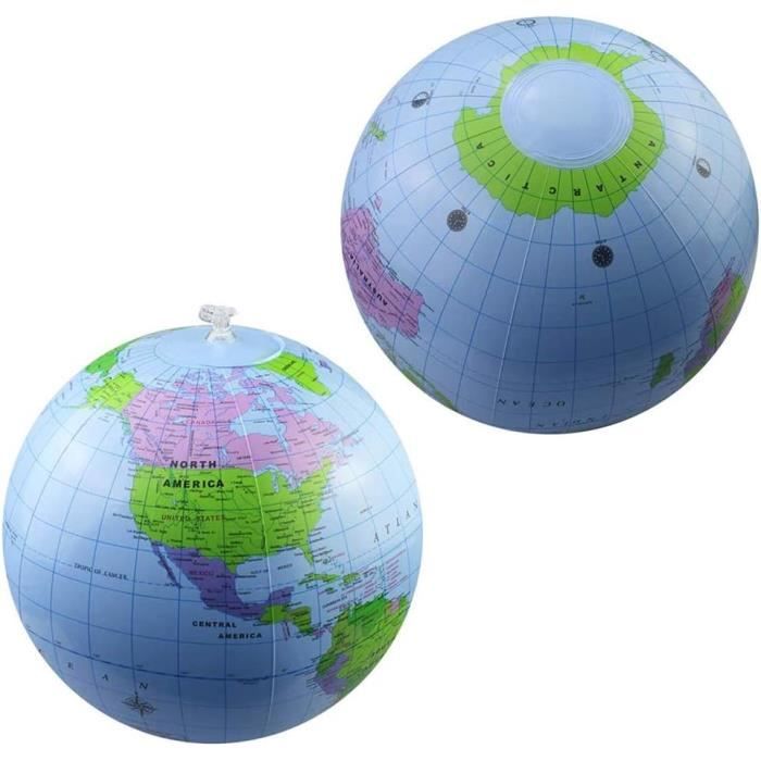 12-Pouces Gonflable Monde Globe Globe Gonflable Pvc Gonflable Globe ...