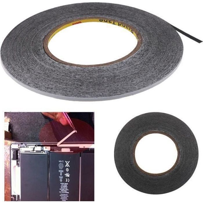 Rouleau 3mm Double Face Ruban Adhésif Collant Pour Ecran LCD de ...