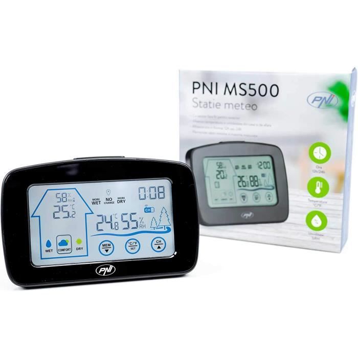 Station météo MS500 avec capteur Externe sans Fil, Affiche la ...
