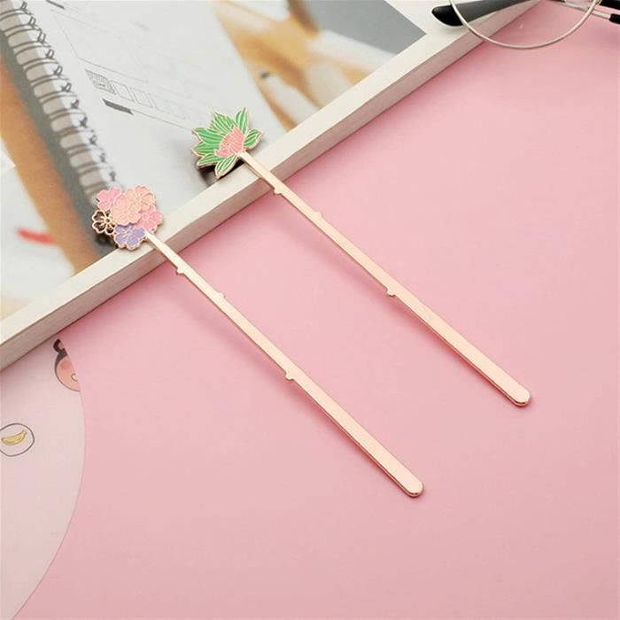 Marque page original 2pc métal signets creative classique exquisite ...