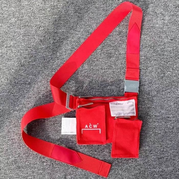 Sac banane,Sac de poitrine en toile de haute qualité pour hommes et ...