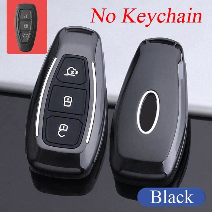Boîtier noir - Housse de protection de clé de voiture ABS pour Ford ...