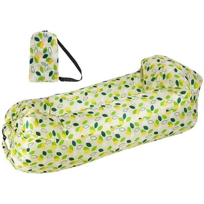 Canapé Gonflable, Camping Fauteuil Gonflable, Imperméable À L'Eau Hamac ...