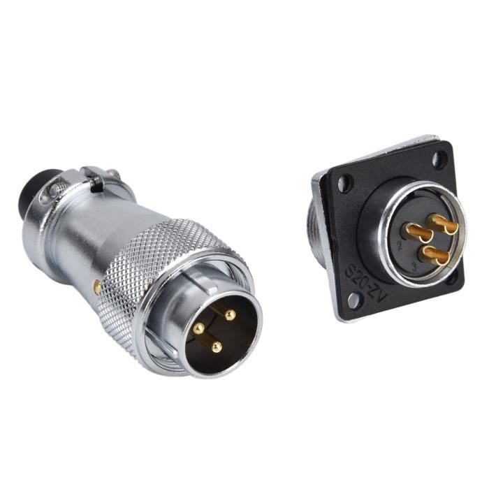 AC 500V Multi Core 3Pin Aviation Connector WS20 Aviation Connector ...